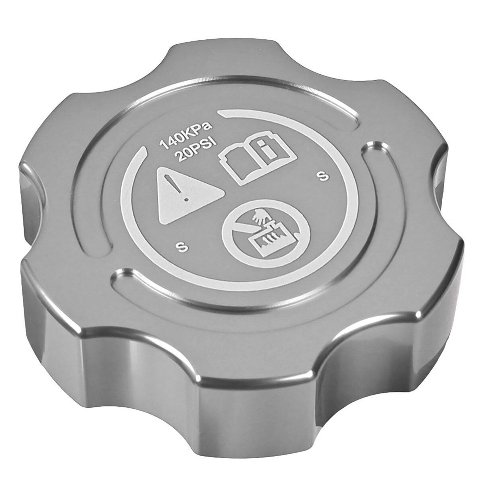 Sliver Coolant Washer Oil Brake Fluid Cap Tank Cover Kit For Corvette ...