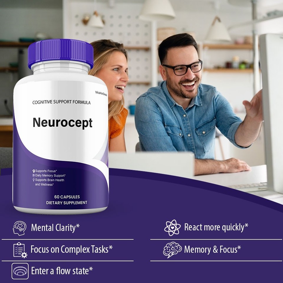 Neurocept Capsules, Max Strength, Neuro Cept Cognitive Supplement (1 Pack) | eBay
