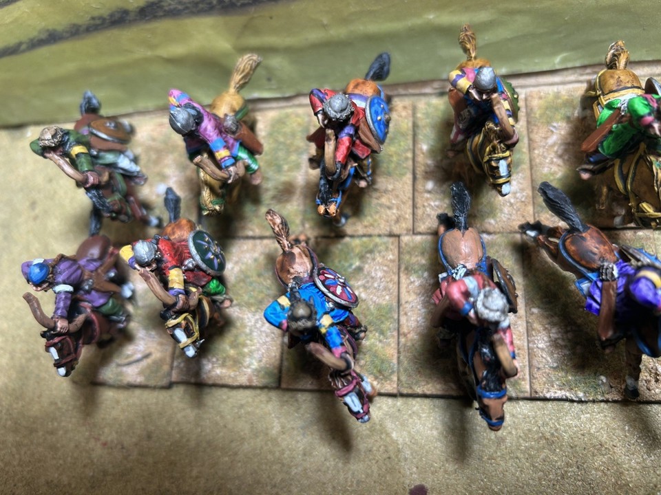 nicely painted Wargames Perry miniatures Turkoman type unit Metal 28mm ...