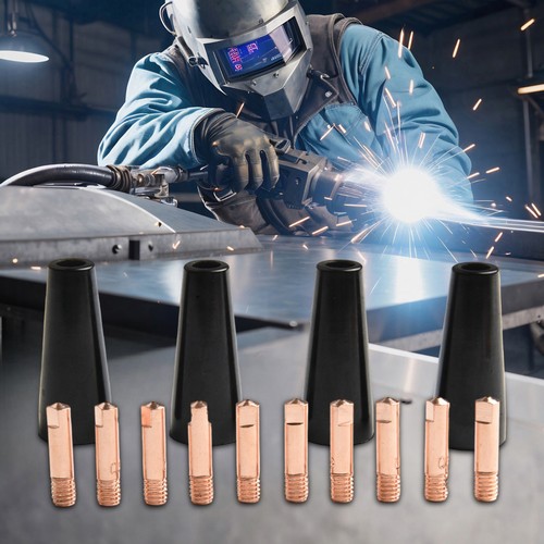 Welding Torch Components Flux Core Nozzle Kit Compatible with For 14AK ...