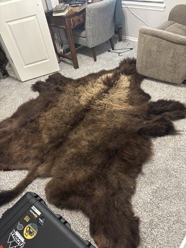 Buffalo Bison Rug 80”x67” | eBay
