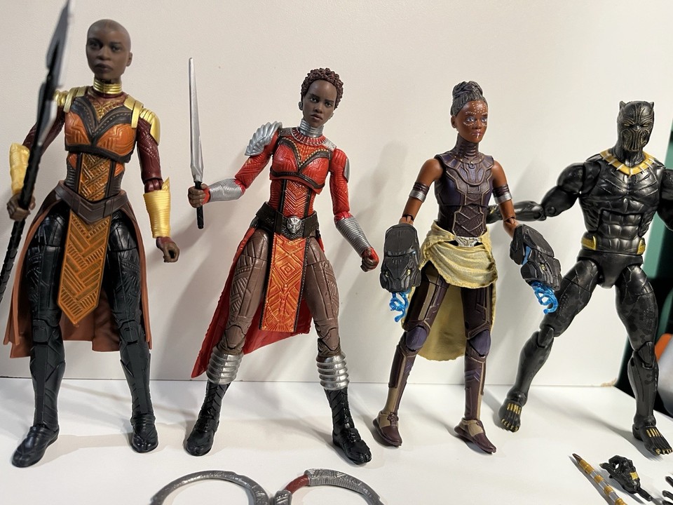 Marvel Legends Black Panther Loose Figure Lot Killmonger Shuri Nakia ...