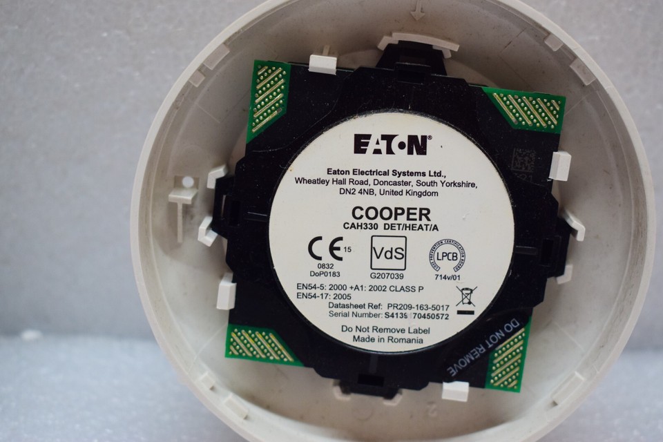 🔥 EATON COOPER CAH330 DET/HEAT/A INTELLIGENT ADDRESSABLE MULTI-MODE ...