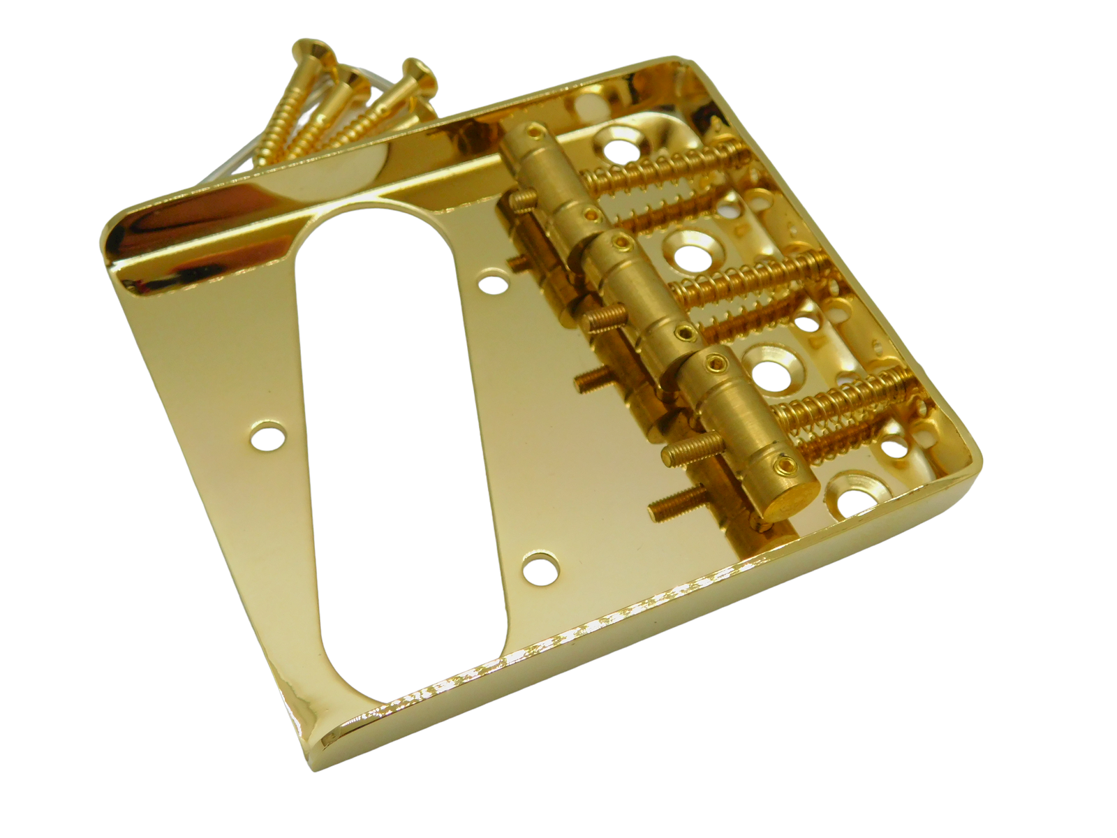 Gold Tele Telecaster Vintage Style Bridge with Brass saddles | eBay