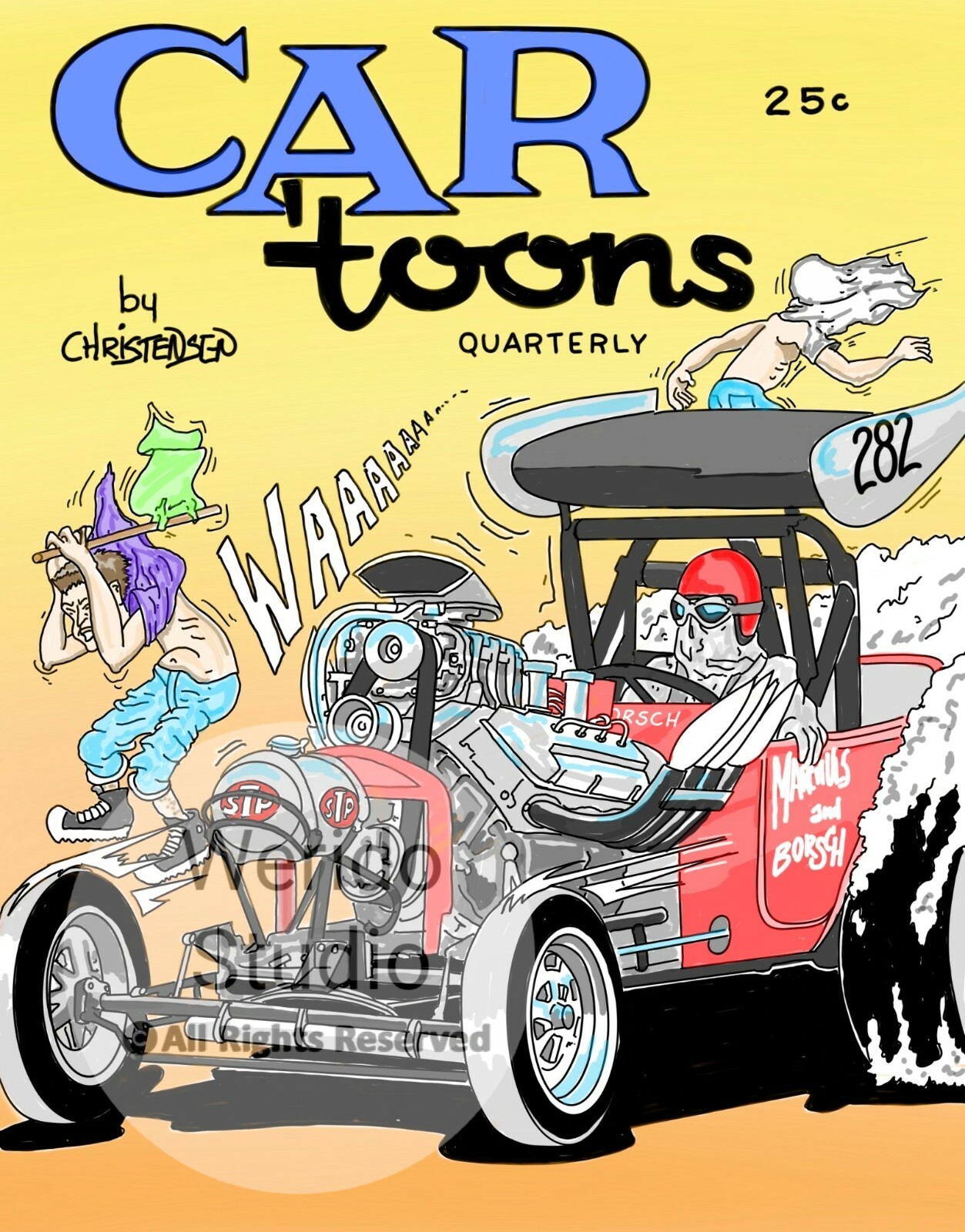 Cartoons Magazine cover Automotive Art Print | eBay