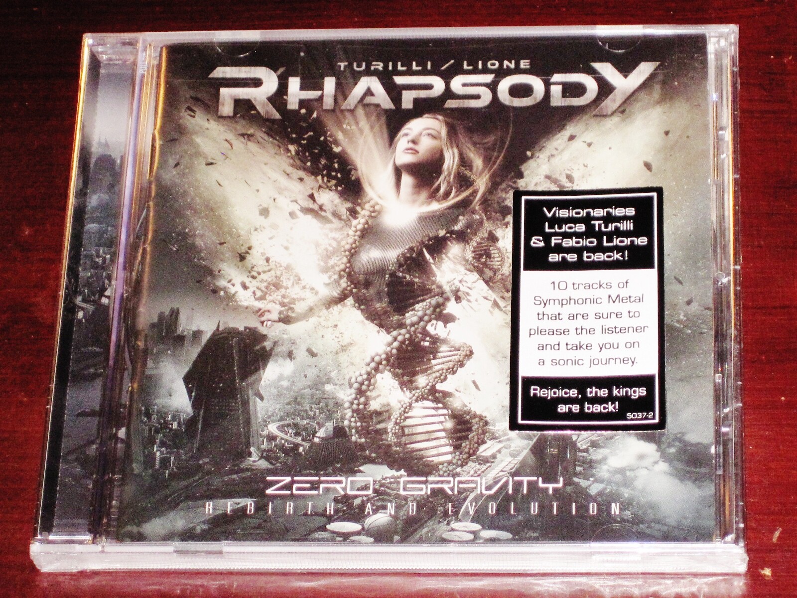 Rhapsody: Zero Gravity CD 2019 Luca Turilli Fabio Lione Nuclear Blast ...