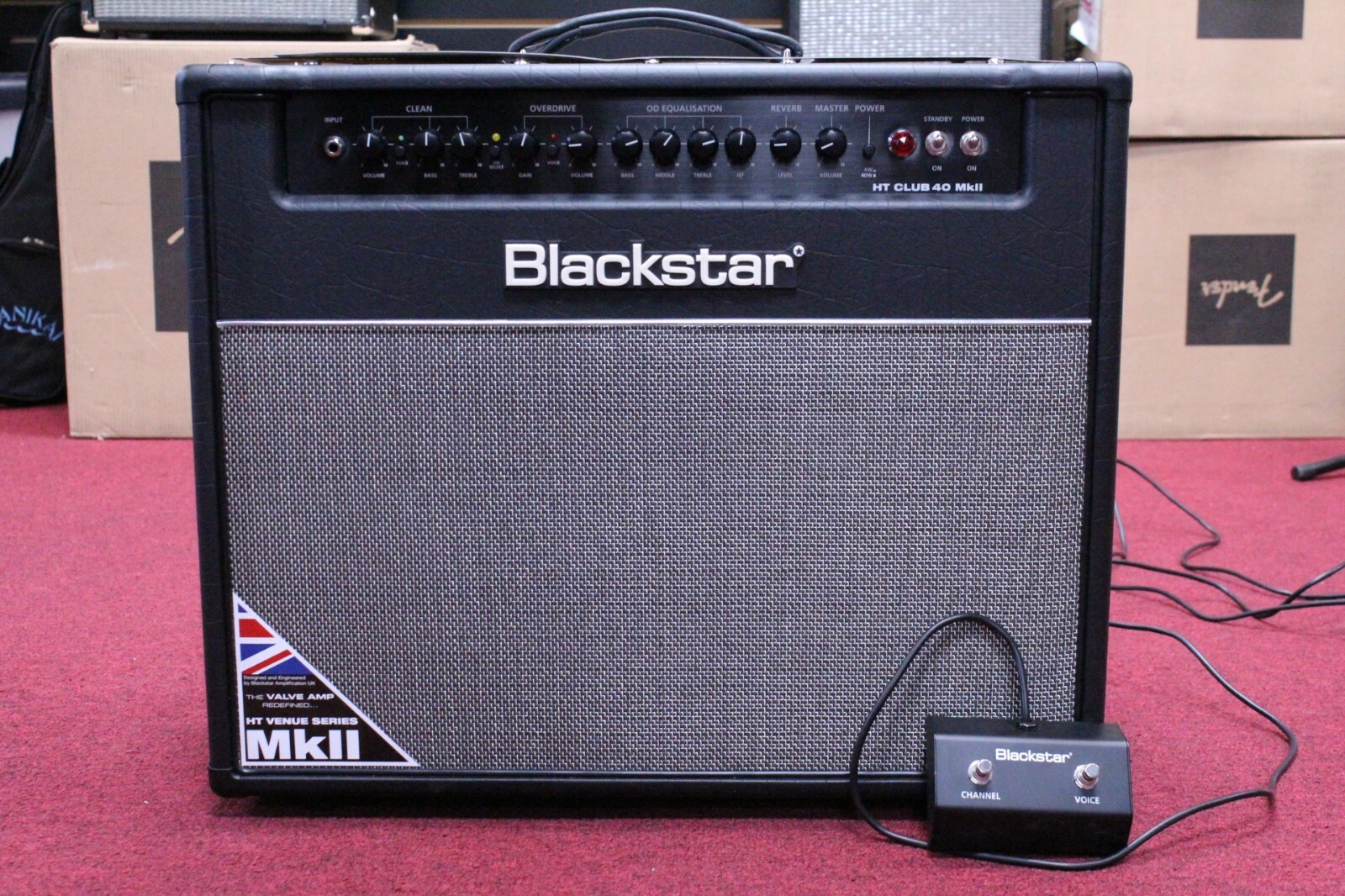Blackstar HT Club 40 MkII 40W Guitar Amplifier - Black & Blue for sale ...