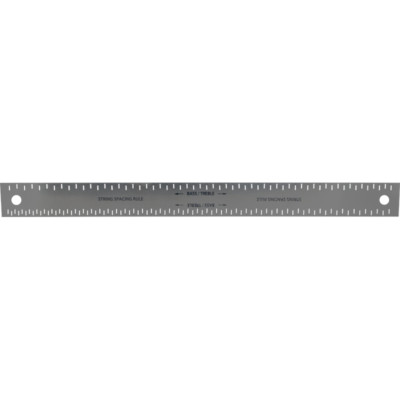 String Spacing Ruler, Steel, for marking string locations | eBay