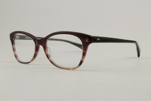 Authentic Salt Glasses Lileo PD Red Brown Stripe 51mm Frames Eyeglasses ...