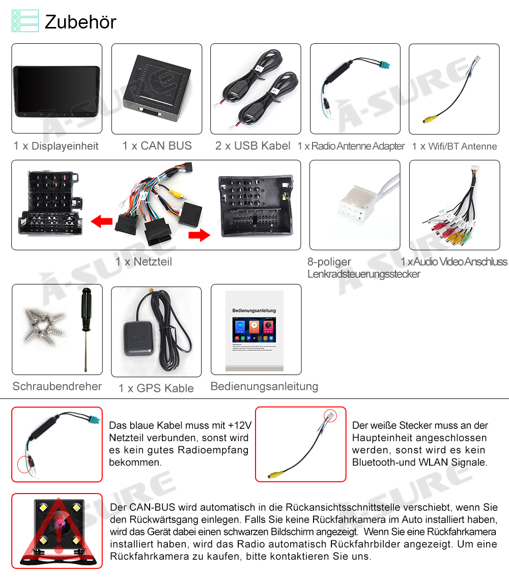 CarPlay Android 11 DSP Navi Autoradio für VW GOLF 5 6 Plus POLO 6R ...