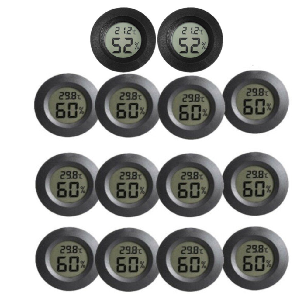 Mini Digital LCD Thermometer Hygrometer Humidity Temperature Meter ...