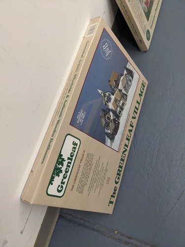 Vintage 1983 The Greenleaf Village Wood Building Model Kit New Sealed ...