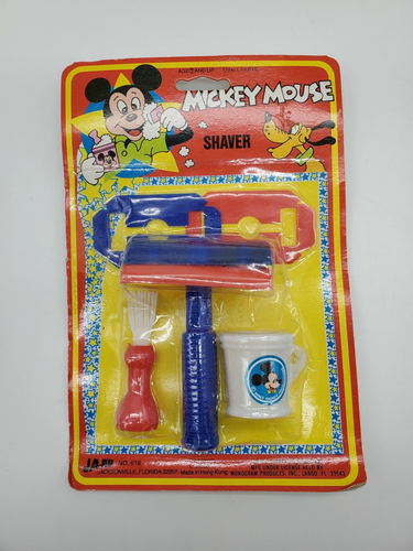 Mickey Mouse Shaver Shaving Set Disney Vintage Play Pretend Toy Kit | eBay