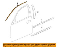 Equinox GM OEM Front Door-reveal Molding 25862650 31363 for sale online ...