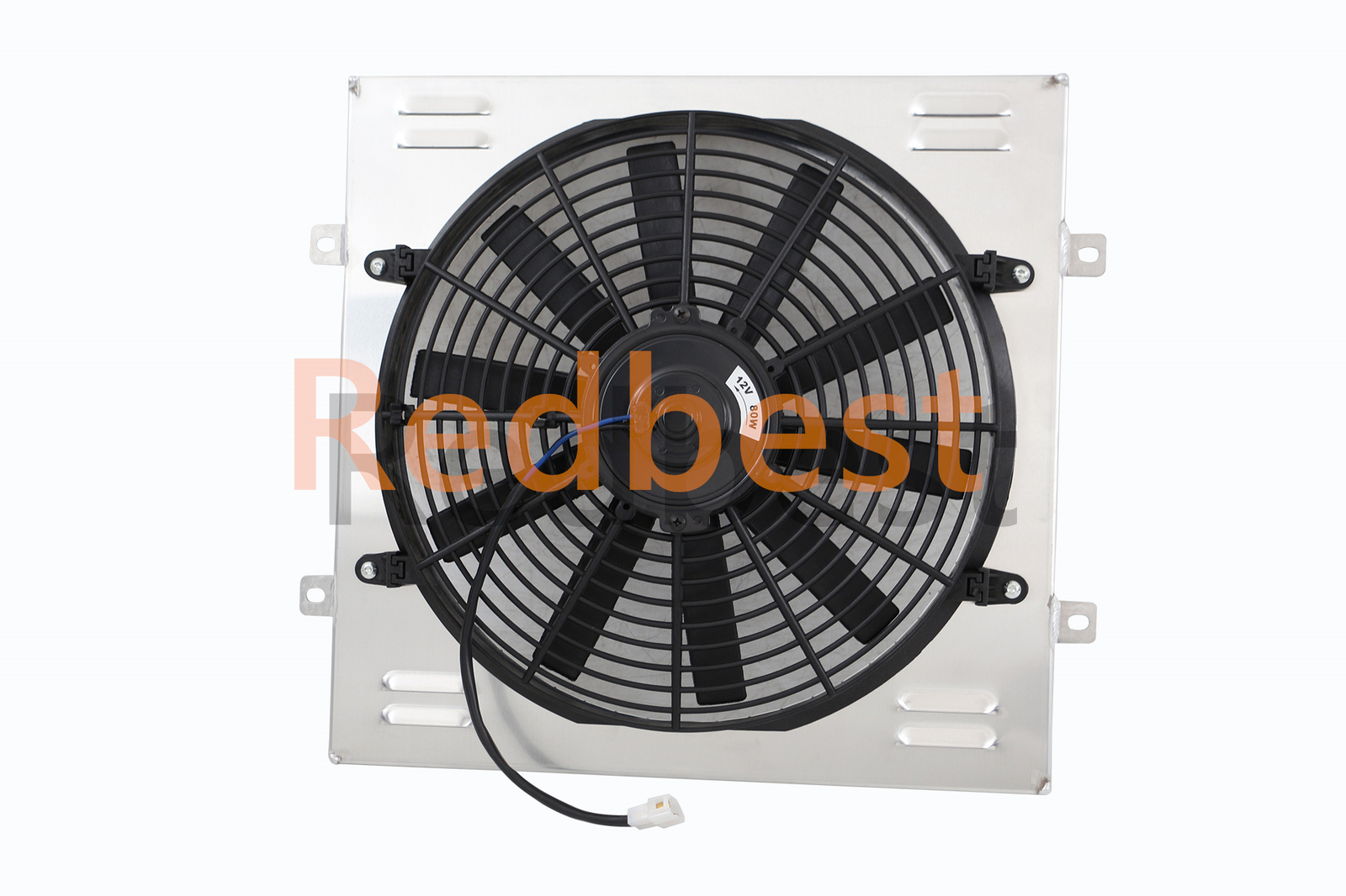 4 Row Alu Radiator+Shroud+Fan For 1963-1966 Ford Falcon Mercury Comet ...