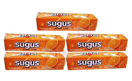 Sugus Orange Flavoured Chews Sweet Chew Candy Fruit Juice Fun Chewing ...