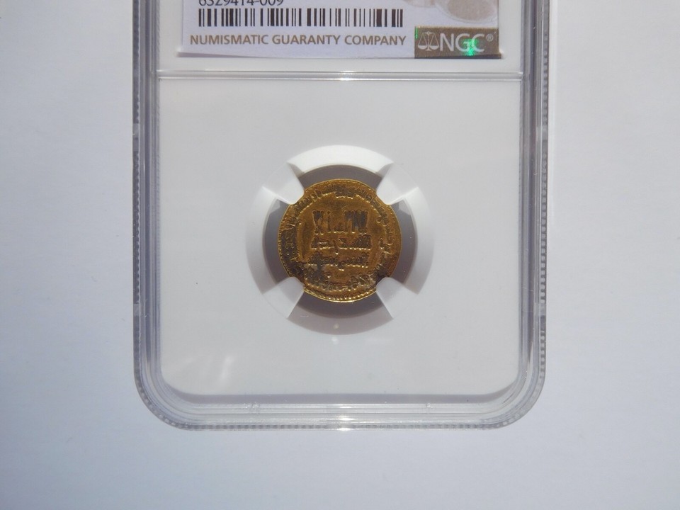 Muslim Treasure Islamic Abbasid Gold Dinar Coin AL-MAHDI 168 AH 784-785 ...