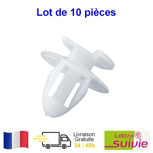 10x Clips intérieur Renault, Fiat, Alfa Romeo, Lancia 7703077059 / ...