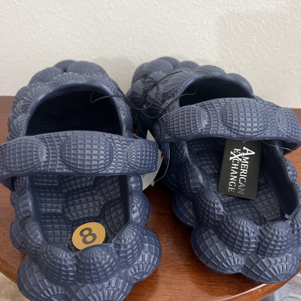 Men Strap Bubble Slides Lychee American Exchange Slides New Size 8 Men’s | eBay