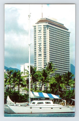 Postcard Hawaii Honolulu HI Ala Moana Americana Resort 1980s Unposted ...