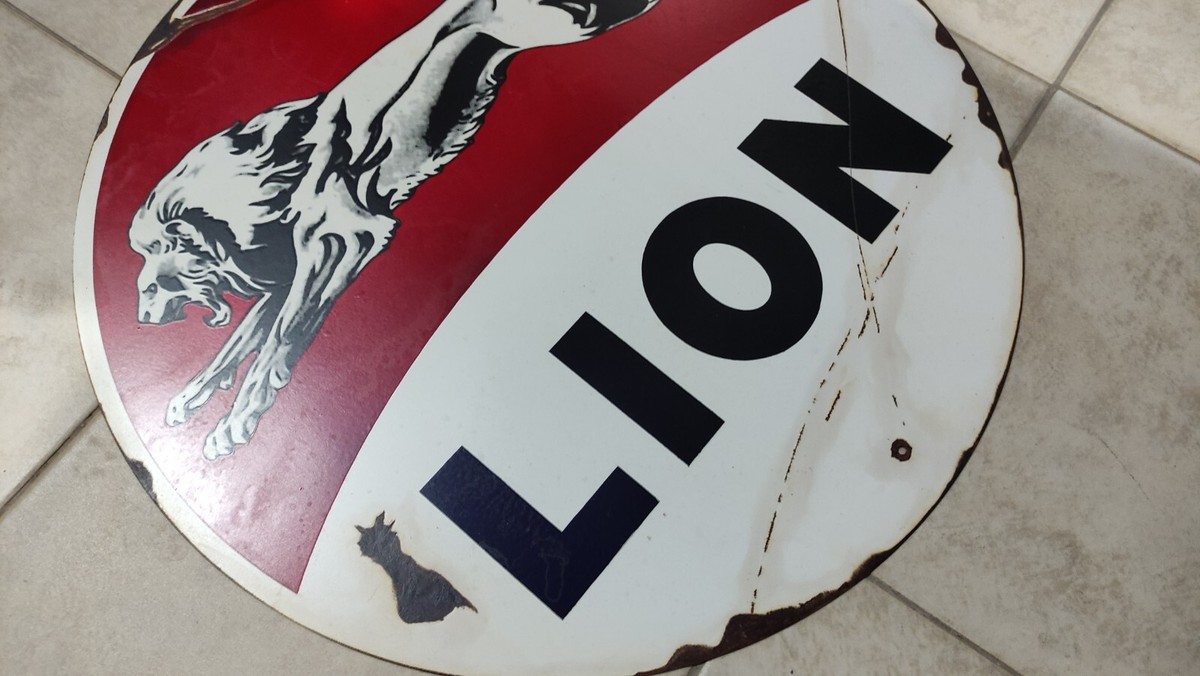 Lion Oil Gas Signs On Ebay