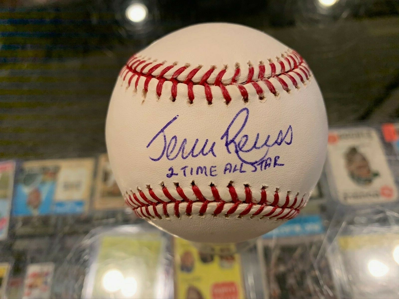 JERRY REUSS PITTSBURGH PIRATES SINGLE SIGNED BASEBALL MINT 2X ALL STAR ...