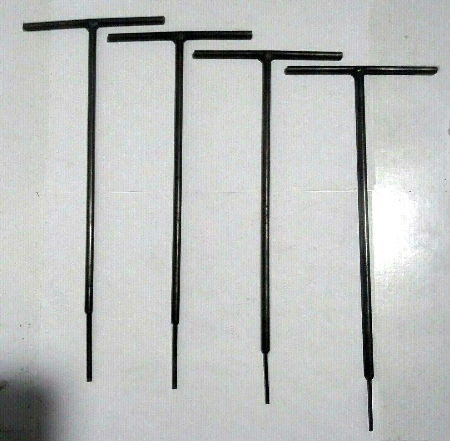 4 T-Handle 1/2" Allen Wrench Hex Key Extensions ~12" long | eBay