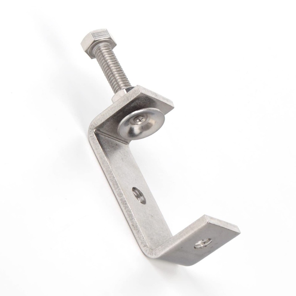 2 Pcs Heavy Duty Stainless Steel C-Clamps Woodworking Tiger Clamp Wide ...