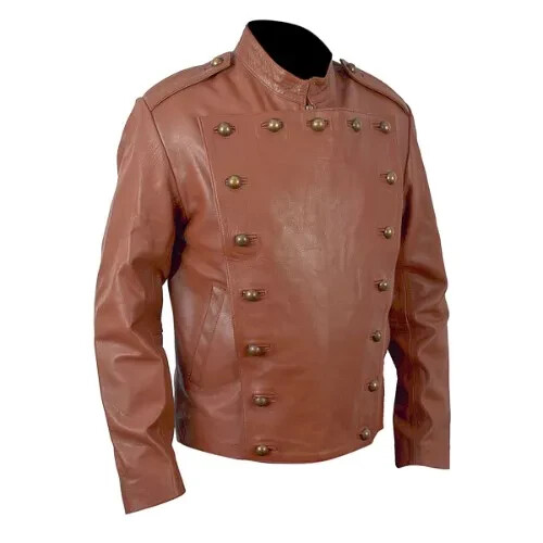 The Rocketeer Billy Campbell Cliff Secord Real Leather Jacket Tan/Brown ...
