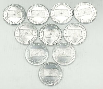 Lot 10 Vintage South Dakota Shell's Coin Game Tokens Automobile ...