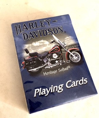 Harley Davidson Heritage Softail Playing Cards Motorcycle Unopened. | eBay