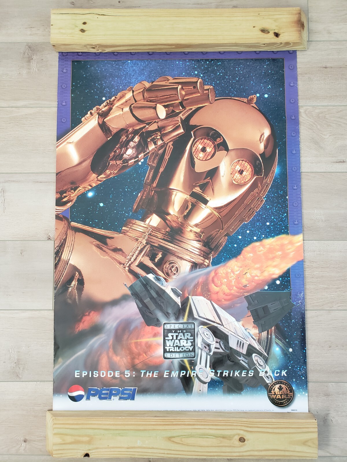 Star Wars Trilogy Poster - 24x36 - EPISODE 5 THE EMPIRE STRIKES BACK ...