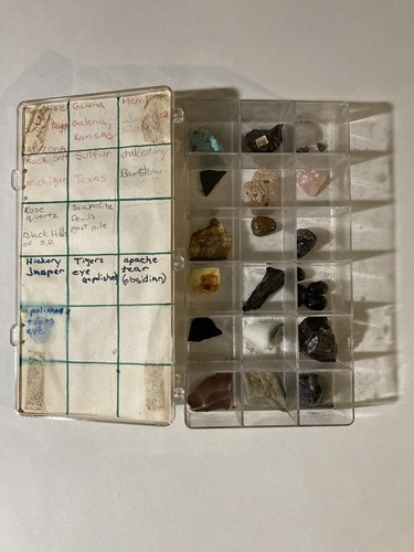 Set of 18 Rocks and Minerals with Case | eBay