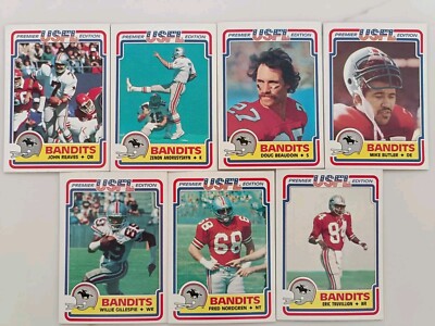 1984 Topps USFL Football Premier Edition Partial Set 99/132 | eBay