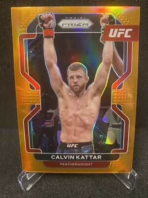 2022 Panini Prizm UFC Orange Prizm /99 Calvin Kattar #169 UFC 300 | eBay