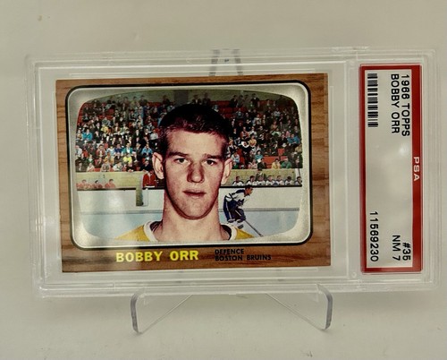 1966-67 Topps #35 Bobby Orr Rookie Card Graded PSA 7 | eBay