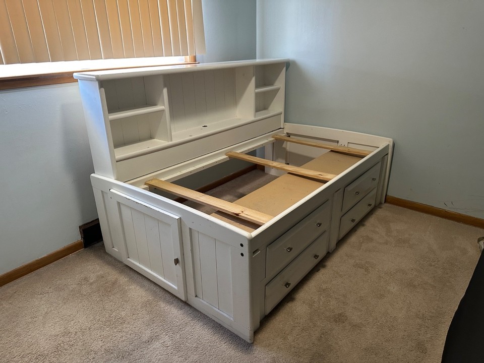 Trendwood Laguna Roomsaver Twin Storage Bed — Complete Set | eBay