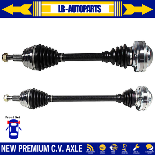 fits Jetta Golf Beetle TT Front CV C/V Axle Shaft Assembly LH RH Kit ...