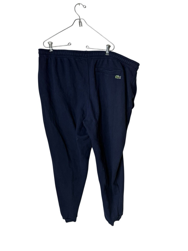 Lacoste Men's Joggers Sweatpants Big Gator Croc Navy Blue Designer 4XL ...