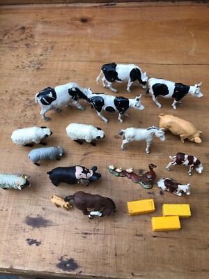 Vintage Toy Model Farm animals bundle Vintage Some Britains 1/32 | eBay UK