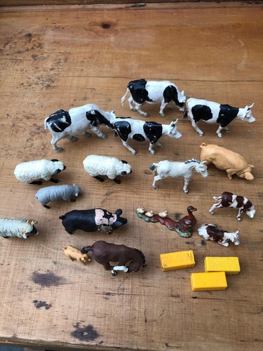 Vintage Toy Model Farm animals bundle Vintage Some Britains 1/32 | eBay UK