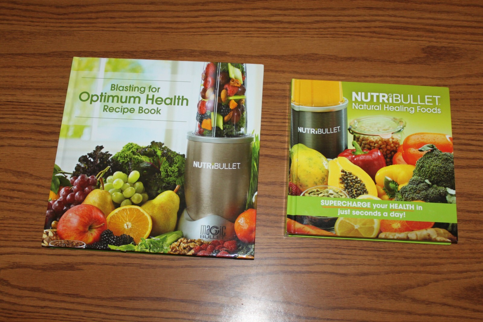 2 Nutribullet Books Lot Recipes Hardcover Natural Healing Healthy ...