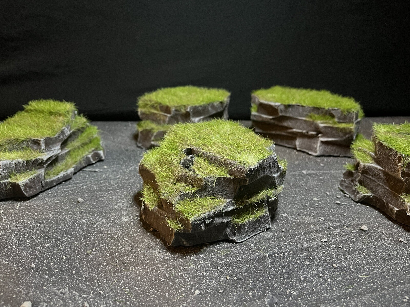 Wargaming Warhammer 40k Compatible Terrain set of grass hills Fully ...