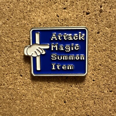 Final Fantasy 7 Attack Magic Summon Item Pin | eBay