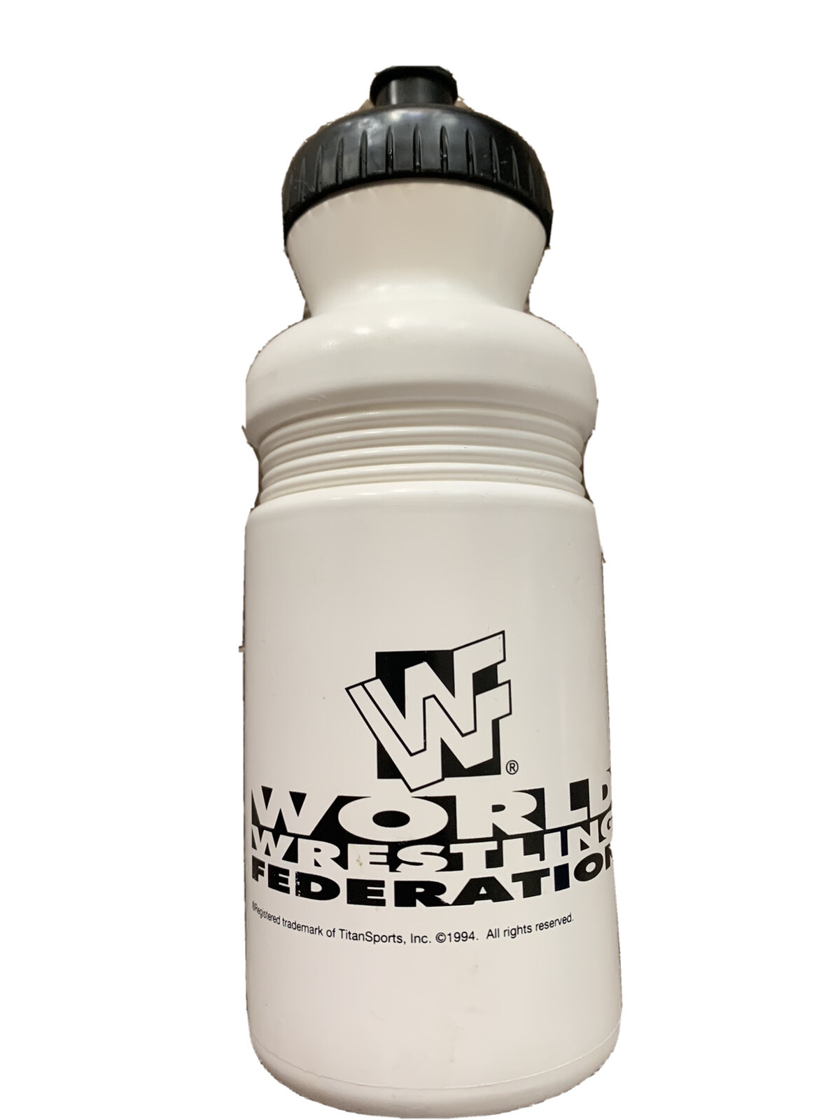 WWE WWF Wrestling Vintage Federation Water Bottle Bret Undertaker ...