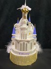 Fairytale Castle Wedding Cake Topper Gold Birthday groom top ...