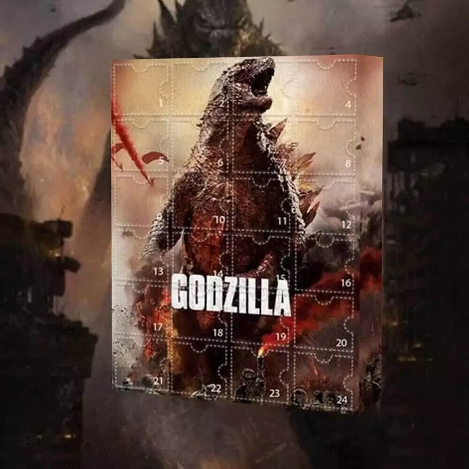 New 2024 Godzilla Advent Calendar Blind Box Action Figure Toy Christmas ...
