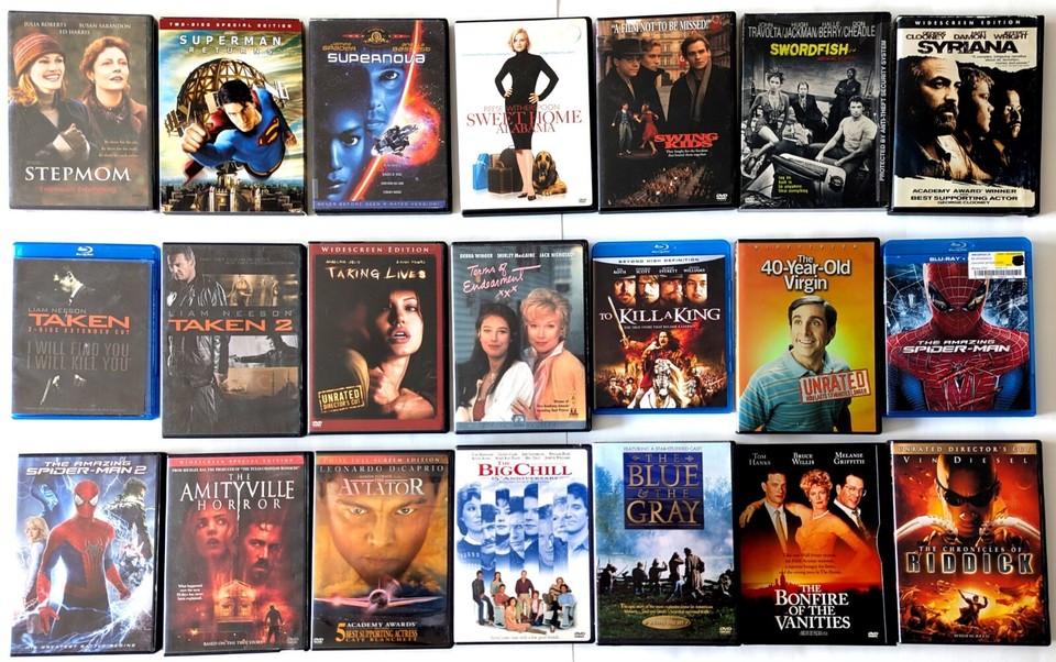 Select From 250 DVDs And Blu-rays- Most @$.99 - Flat Rate Shipping $5.25 | eBay