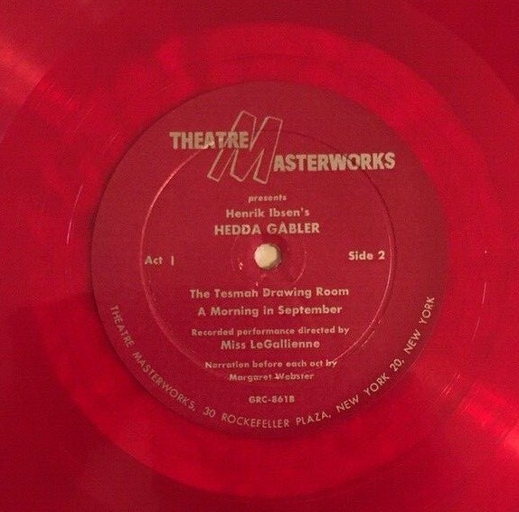 HENRIK IBSEN'S HEDDA GABLER Rare 3Lp Colored Vinyl PLAY Theatre ...