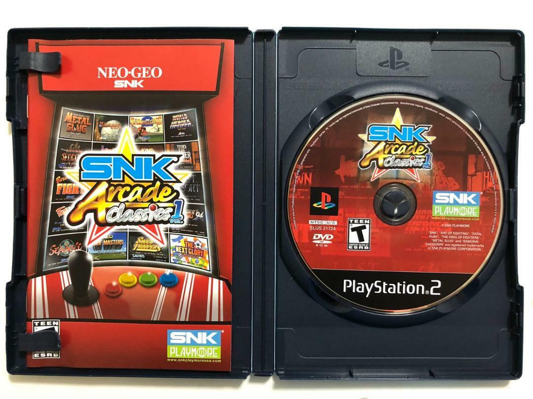 PS2 SNK Arcade Classics Vol. 1 | eBay